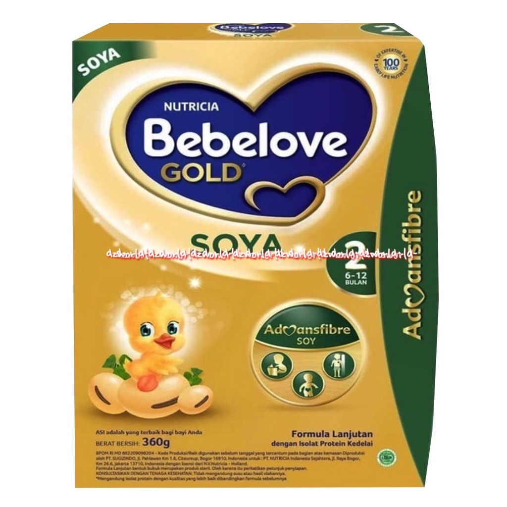 Jual Nutricia Bebelove Gold 2 Soya 360gr Susu Formula Bayi Anak Kedelai Bebelac Gold Soya 2 Bebe ...