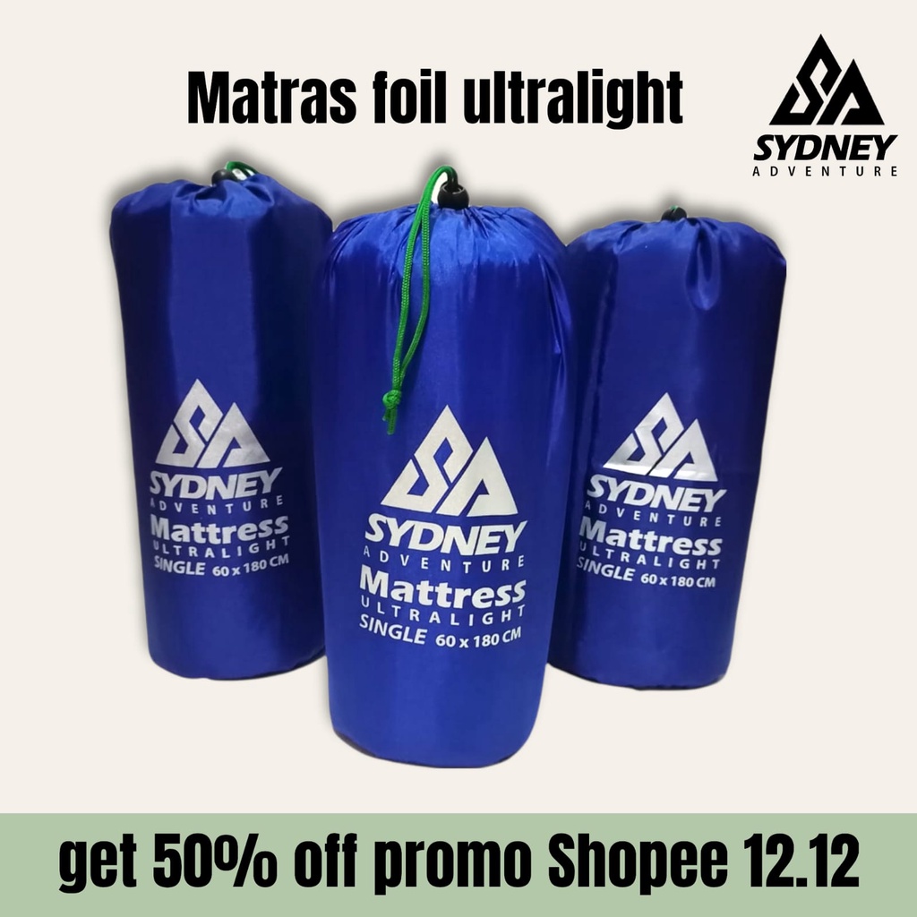 Jual Matras Double Foil/matras foil sydney adventure | Shopee Indonesia