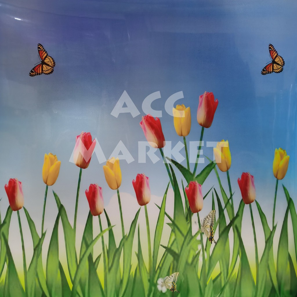 Jual Fiber Pelapis Pagar METERAN TULIP BIRU Plastik Piber | Shopee ...