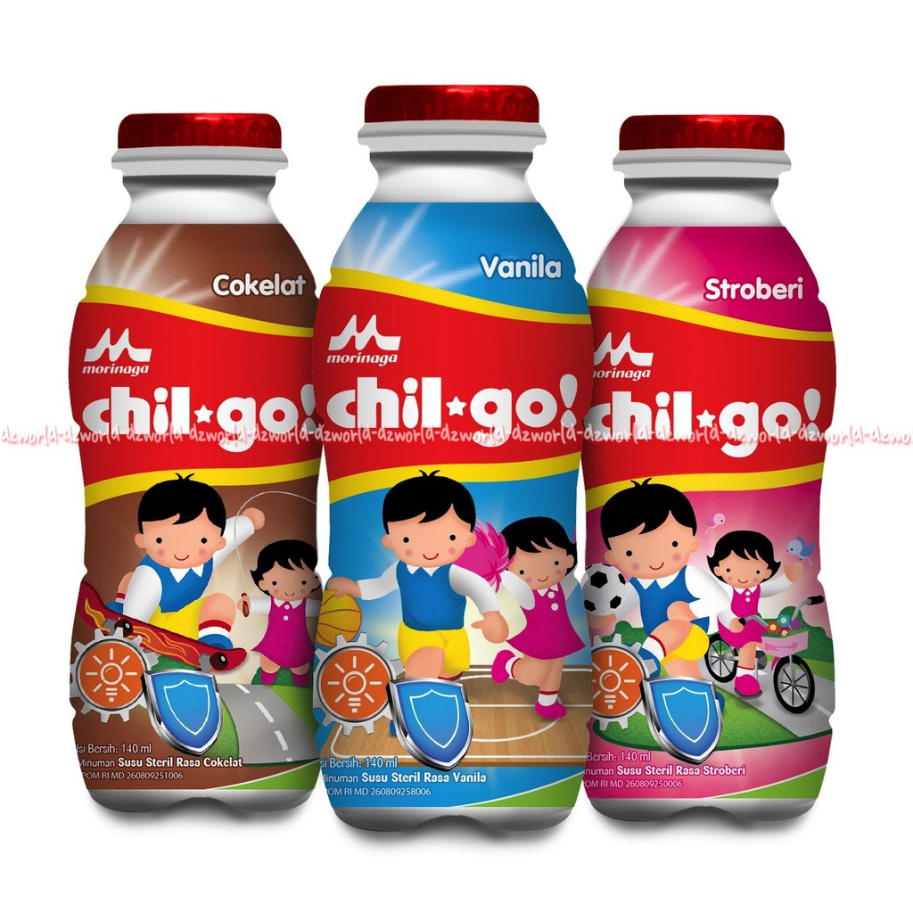 Jual Morinaga Chil-Go 140ml Susu Cair Morinanga Susu UHT Siap Minum ...