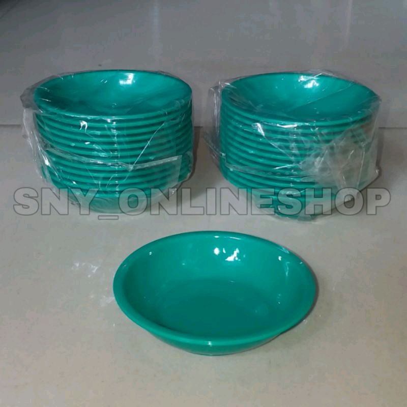 Jual Tempat / Mangkok Sambal / Saos Besar Melamine Warna Hijau (12pcs ...