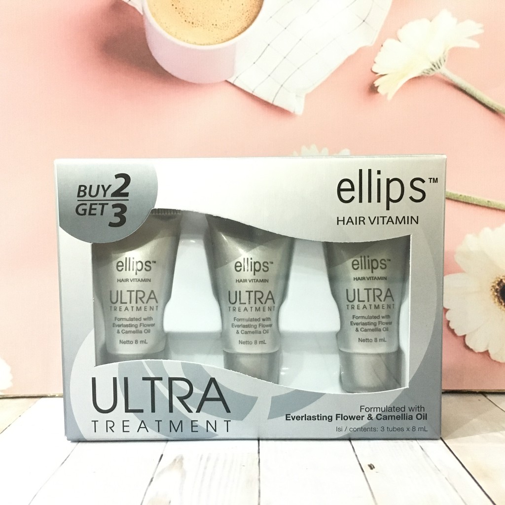 Jual Ellips Ultra Treatment Vitamin Rambut Isi 3 Tube (3 x 8ml) | Shopee Indonesia
