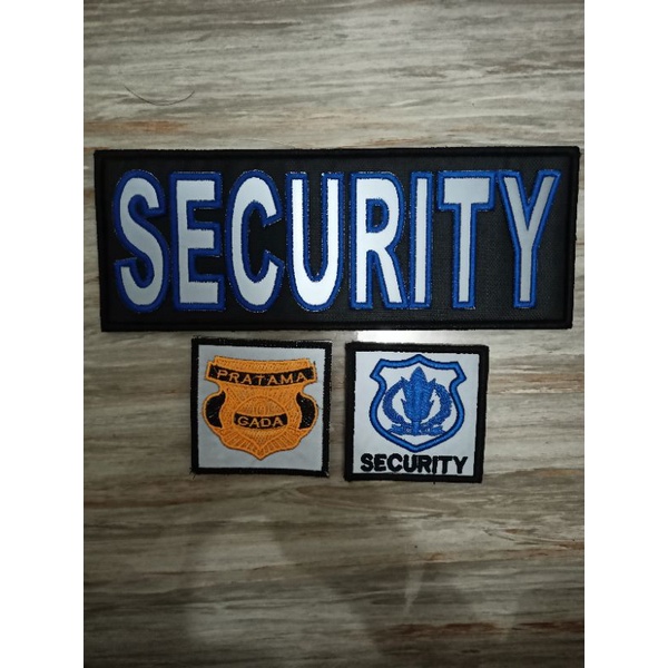 Jual LOGO SECURITY, LOGO BORDIR, LOGO SATPAM | Shopee Indonesia