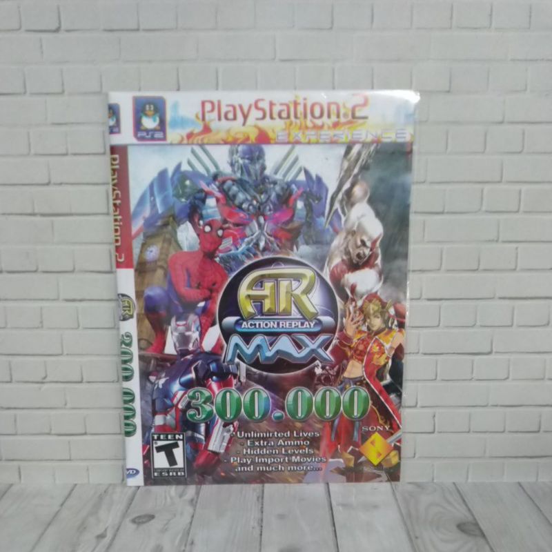 Jual CD DVD KASET PS2 GAME SHARK AR MAX ACTION REPLAY CHEAT CODES 300. ...