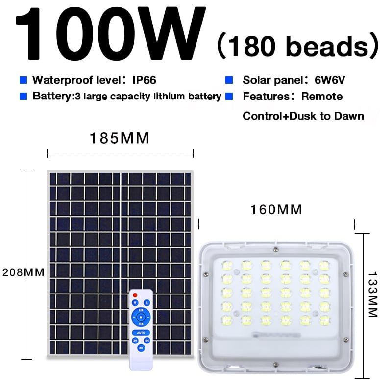 Jual Lampu Led tenaga surya-solar cell 200W panel Surya. | Shopee Indonesia