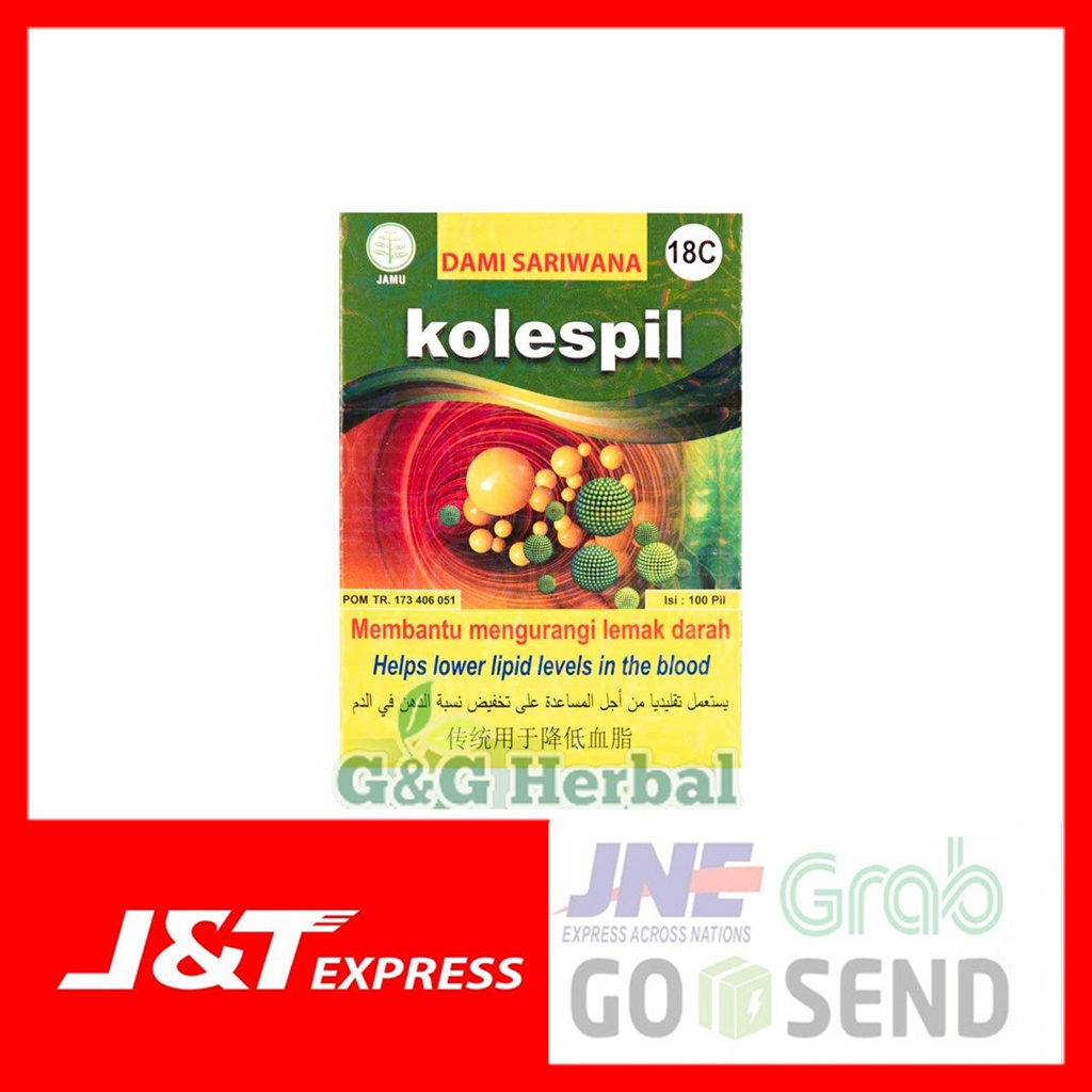 Jual Obat Herbal KOLESPIL 100 Pil Mengurangi Kolesterol & Kaku Urat ...