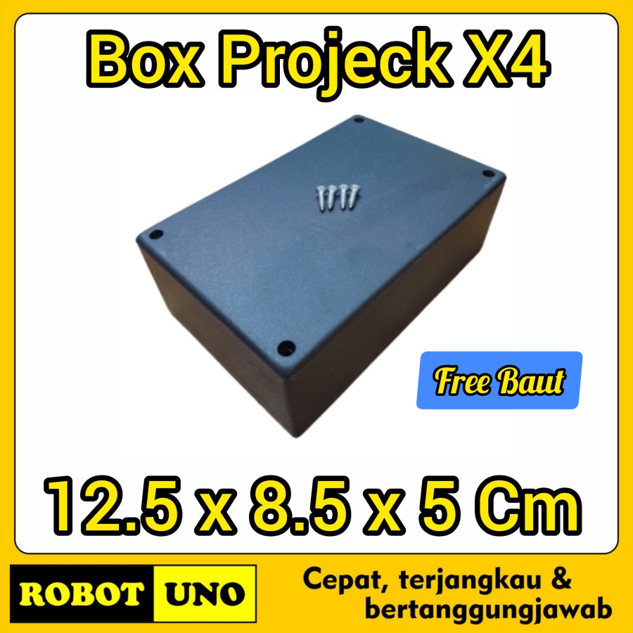 Jual Box X4 Box Projeck Box Elektronik Hitam Proyek Universal | Shopee ...