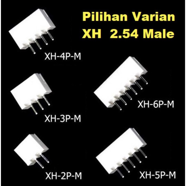 Jual Connector XH 2.54 PCB Male Pitch 2.54mm | Shopee Indonesia