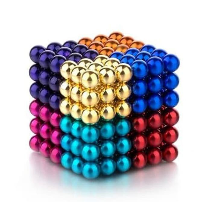 Jual 8 Warna Magnetic Ball / 216 Bola Magnet Ukuran 5Mm | Shopee Indonesia