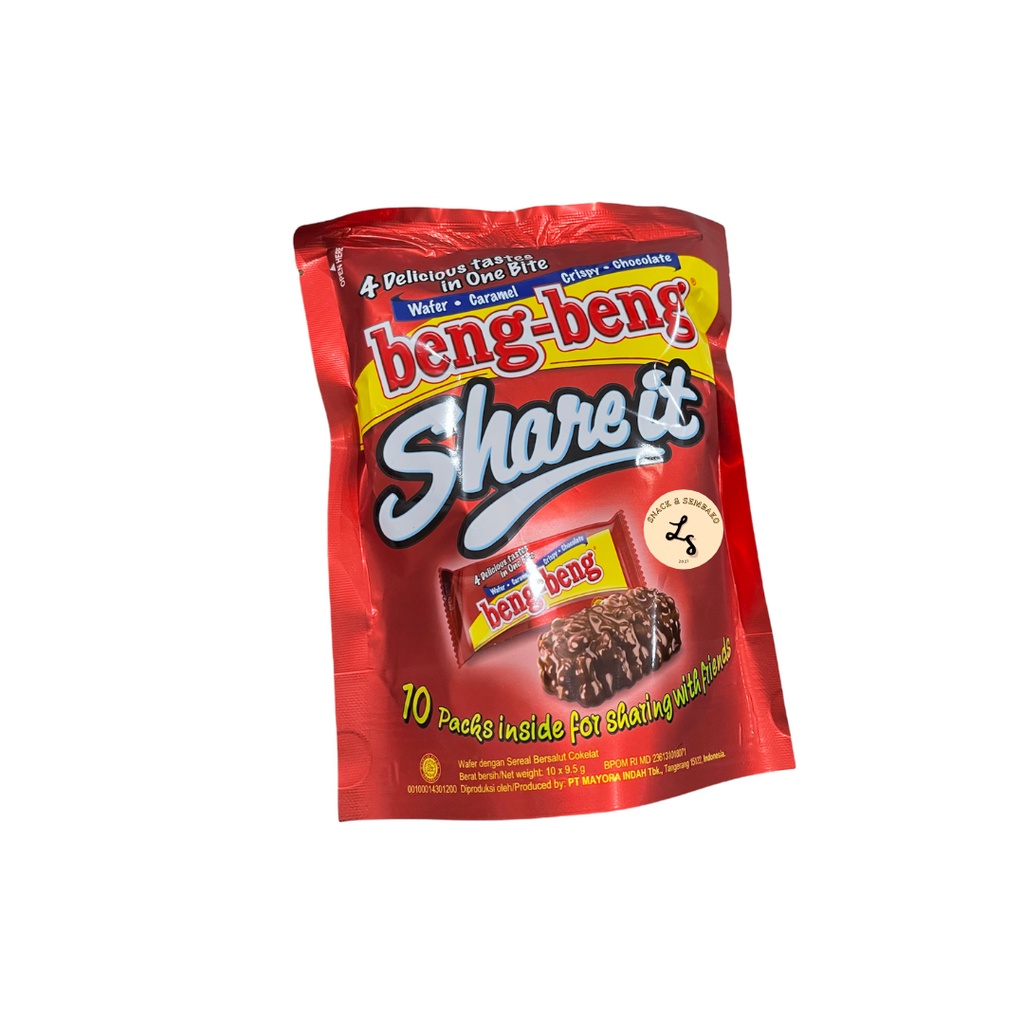 Jual Beng Beng Share It 1 Pack Isi 10 pcs @9.5gr | Shopee Indonesia