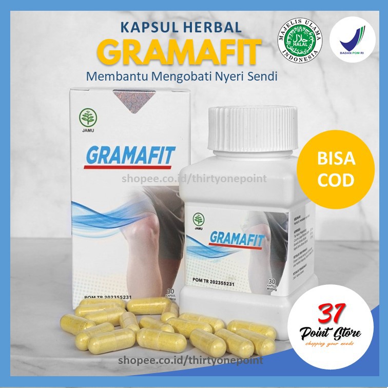 Jual PRODUK 100% ASLI Kapsul Gramafit Mengobati Nyeri Sendi, Kesemutan ...