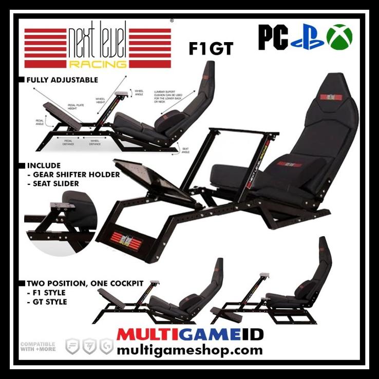 Jual Next Level Racing F1 Gt Cockpit Seat Simulator + Wheel Stand ...