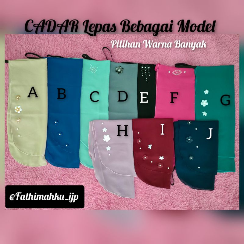 Jual Cadar Lepas 2 layer Ceruty Babydoll Berbagai Macam Warna dan Model ...