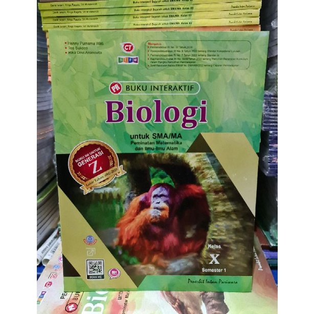 Jual Buku PR/LKS interaktif biologi kelas X,10 semester 1 (K13 revisi) intan pariwara, 2022 ...