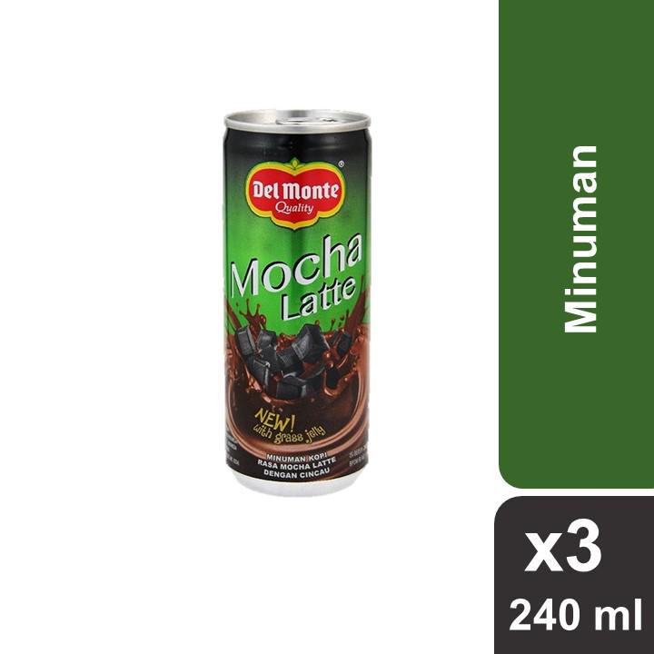 Jual Del Monte Minuman Kopi Mocha Latte 3 x 240 ml | Shopee Indonesia