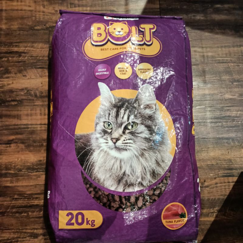 Jual Bolt Cat Food Tuna Kible Ikan 20 Kg / Makanan Kucing Kering (BY ...