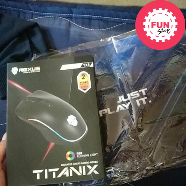 Jual REXUS TITANIX TX5 GAMING MOUSE GARANSI RESMI | Shopee Indonesia
