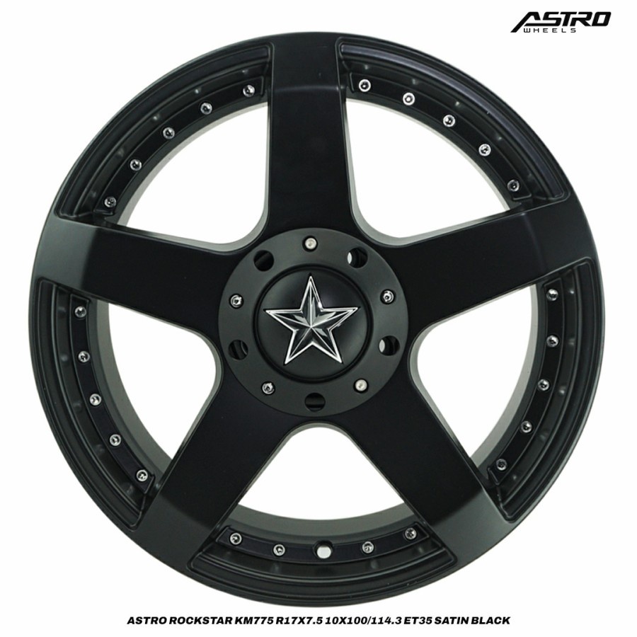 Jual Velg Mobil Astro Rockstar KM775 R17x7.5 Pcd 10x100-114.3 ET35 ...