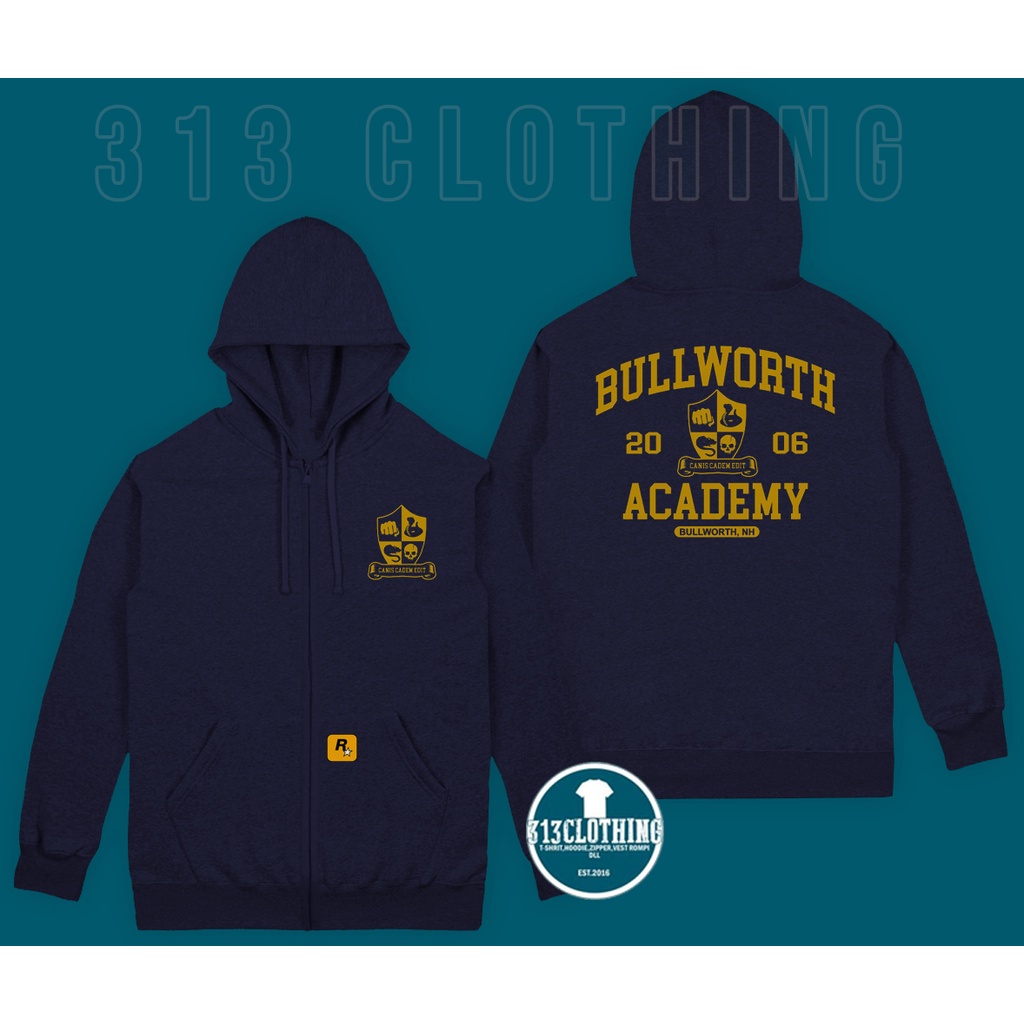 Jual Jaket Hoodie Zipper Bully Bullworth Academy Zipper Hoodie ...