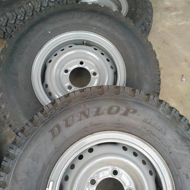 Jual Velg original toyota bundera.+ Ban dunlop gripper. | Shopee Indonesia