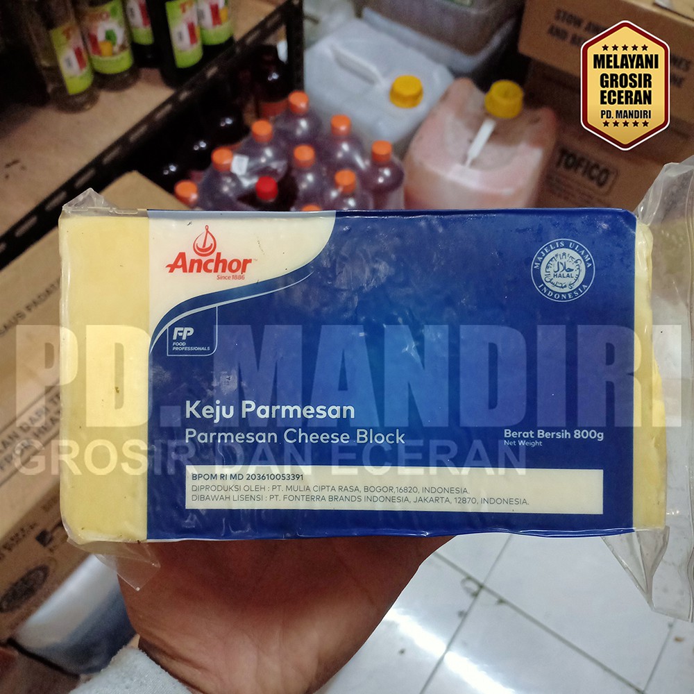 Jual ANCHOR PARMESAN CHEESE BLOCK | Shopee Indonesia