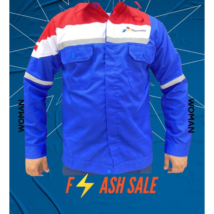 Jual Baju Celana Seragam Pertamina / Baju Celana Wearpack Pertamina ...