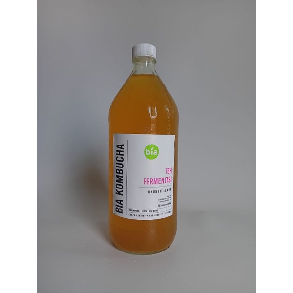 Jual Bia Kombucha botol 1 liter all variants minuman sehat probiotik ...