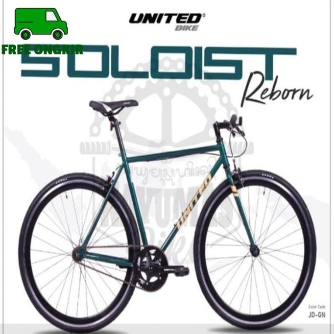 Jual SEPEDA FIXIE 700 UNITED SOLOIST REBORN SINGLE SPEED GER56464FER ...