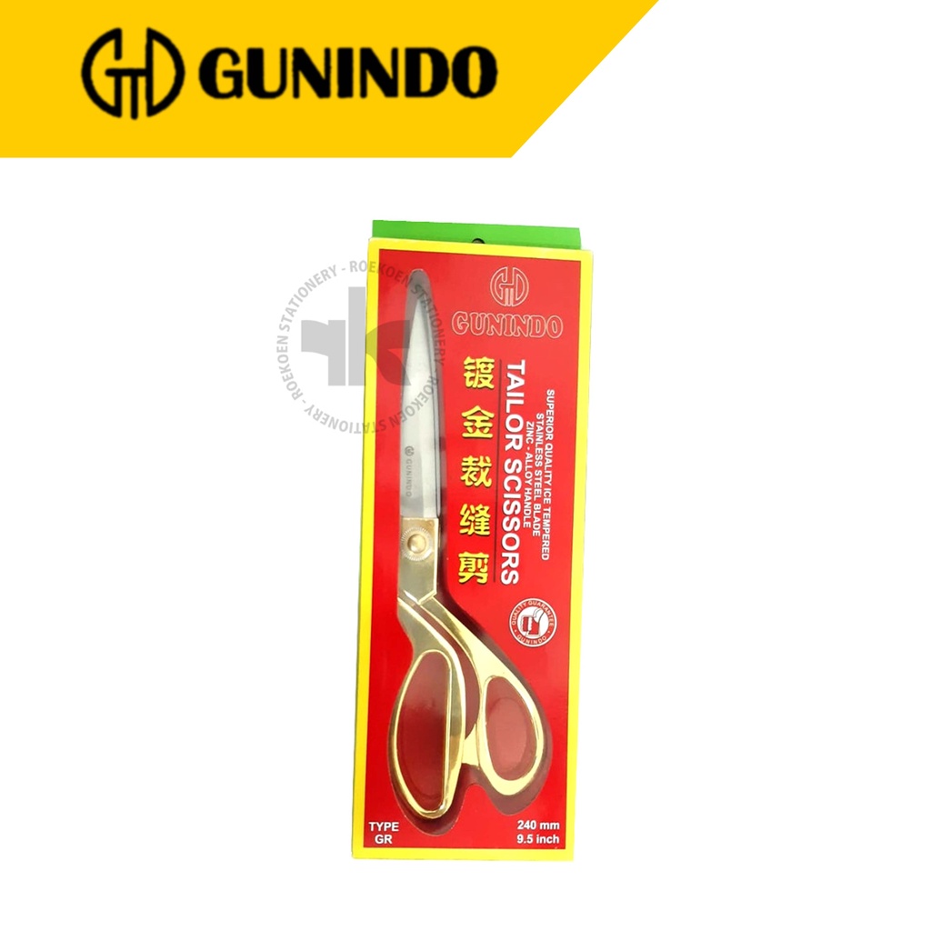 Jual Gunindo Gunting Kain GR 9.5" 240mm (Warna Emas) | Shopee Indonesia