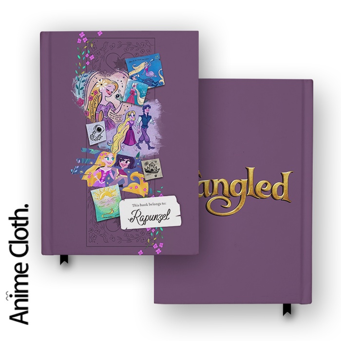 Jual Buku Catatan Notebook Rapunzel Tangled 3 Disney Agenda Diary ...