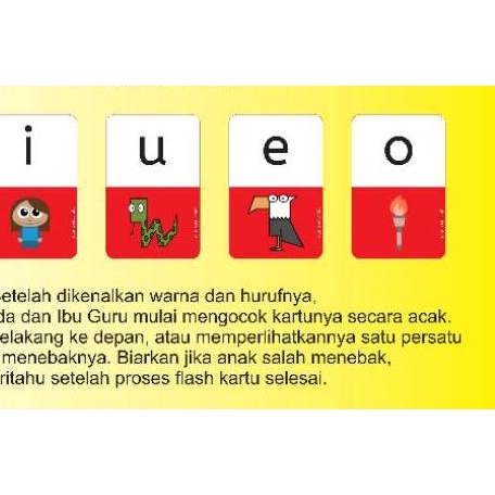 Jual ☇ Flashcard Suku Kata Kartu Baca Belajar Membaca Flash Card Anak ...