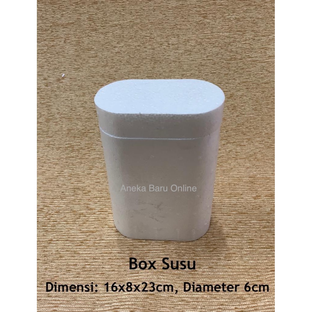 Jual Box Susu Gabus Styrofoam / Sterofoam (16 x 8 x 23 cm, D:6cm ...