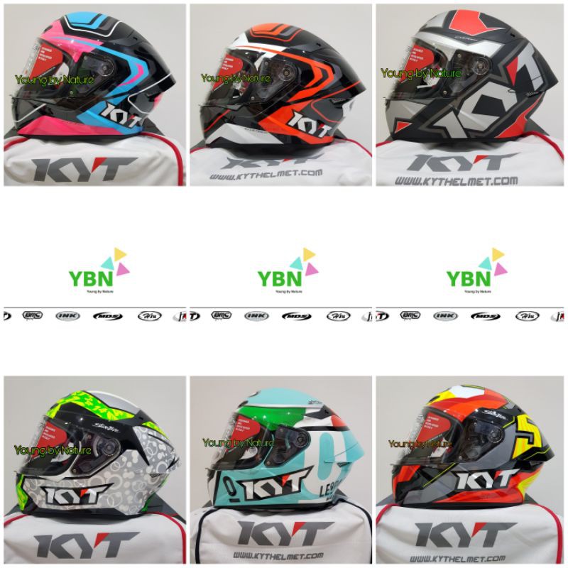 Jual Helm Full Face KYT TT Course | Shopee Indonesia