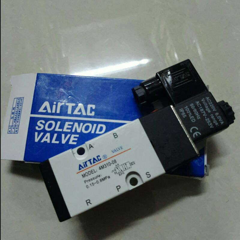 Jual SELENOID VALVE ANGIN NAMUR TYPE 4M310-08 AIRTAC | Shopee Indonesia