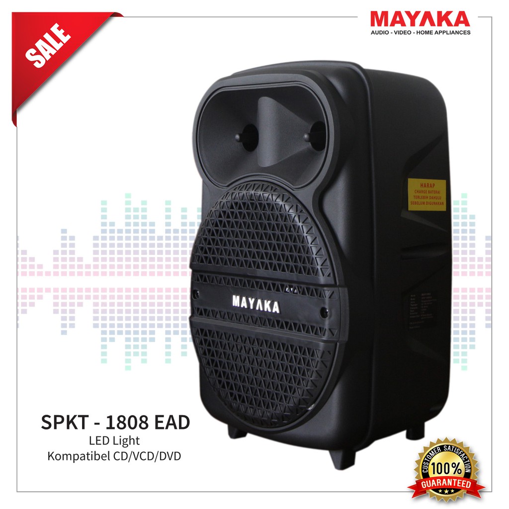 Jual MAYAKA Speaker Aktif Portable - SPKT 1808 EAD - Garansi Resmi 1 ...