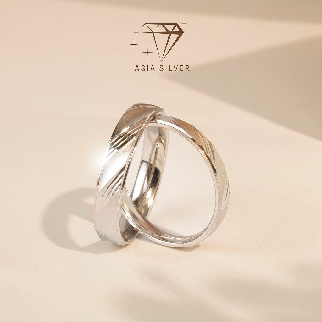 Jual Cincin Couple Perak Silver 925 Tunangan Nikah Kawin Wedding Ring ...