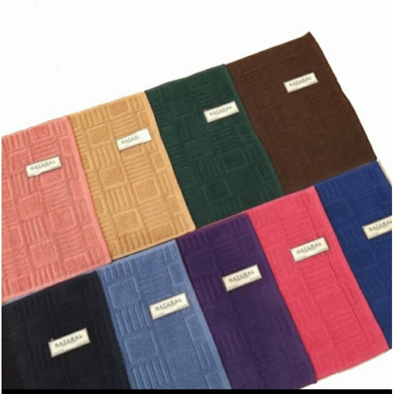 Jual Keset handuk natural 40x60cm/keset kaki natural by chalmer ...