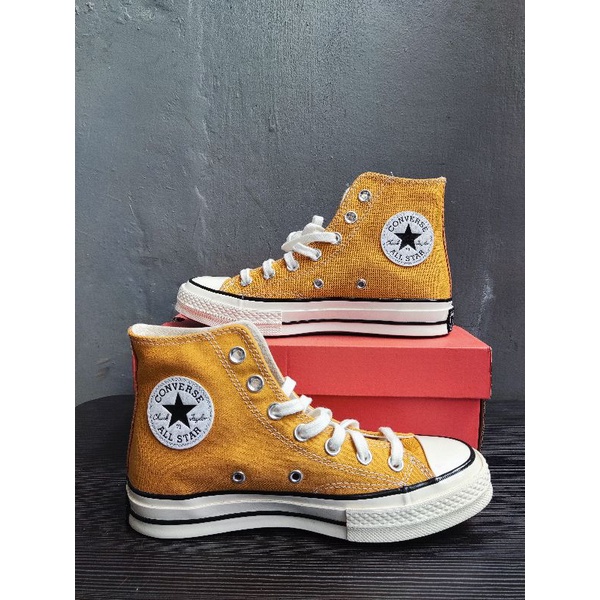 Jual Converse CT HIGH 70s Sunflower egret Original PT.MAP | Shopee ...