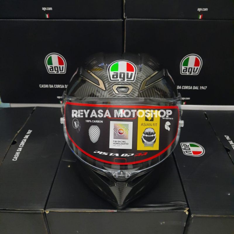 Jual Helm Agv Pista Gprr Mono Karbon | Shopee Indonesia