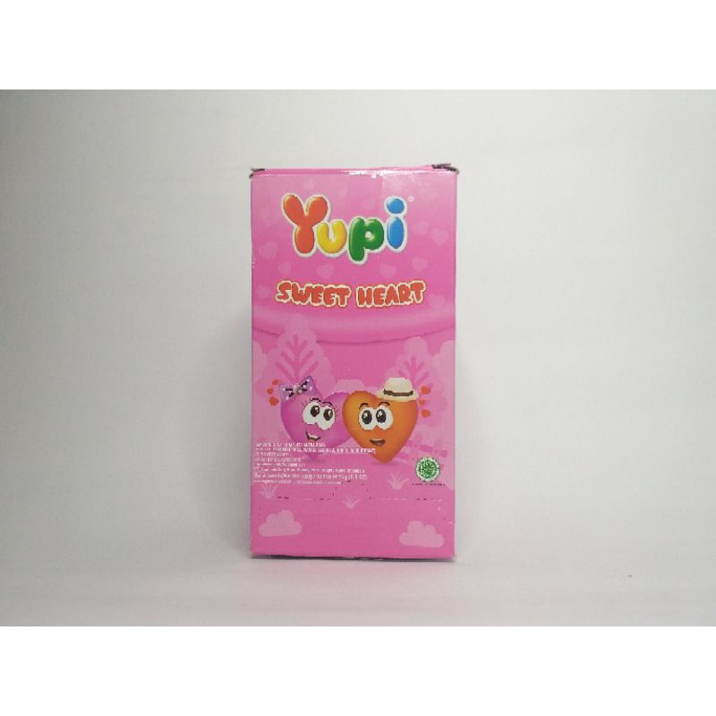 Jual Yupi Sweet Heart BOX @15g (12pcs) | Shopee Indonesia