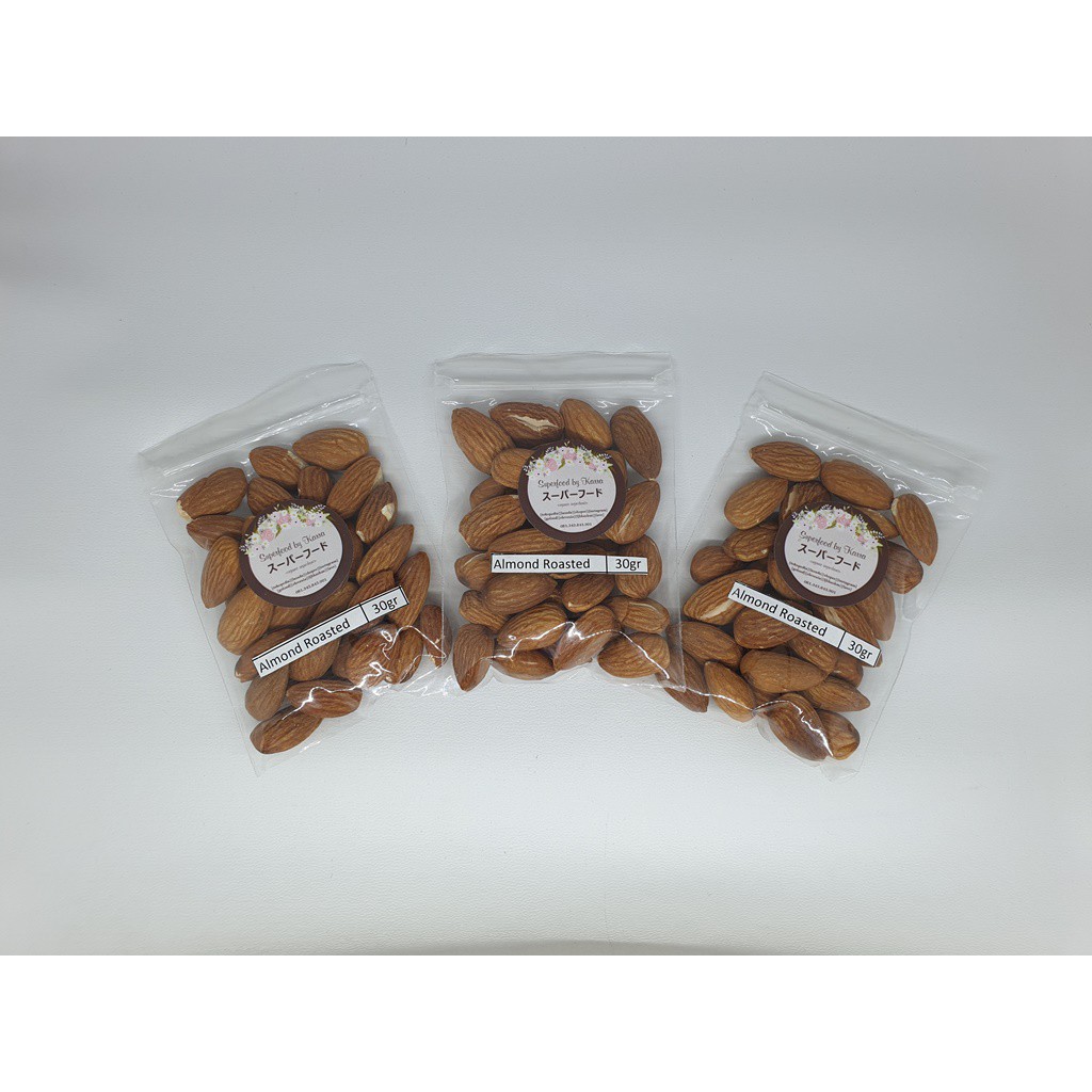 Jual Kacang Almond Minipack 30gr | PCOS & Asi Booster | Shopee Indonesia