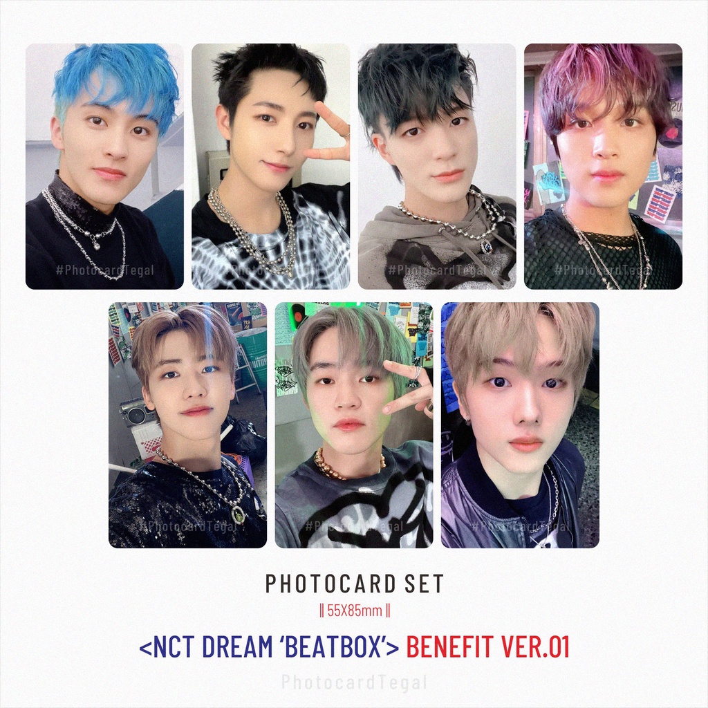 Jual [SET] PHOTOCARD NCT DREAM Album Repackage 'BEATBOX' Digipack ...
