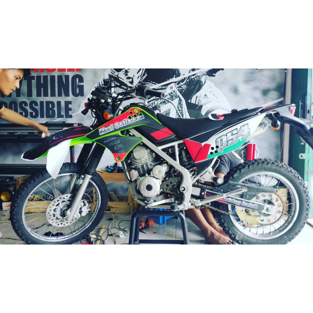 Jual decal klx OLD keren decal klx OLD simpel decal klx OLD gold decal ...