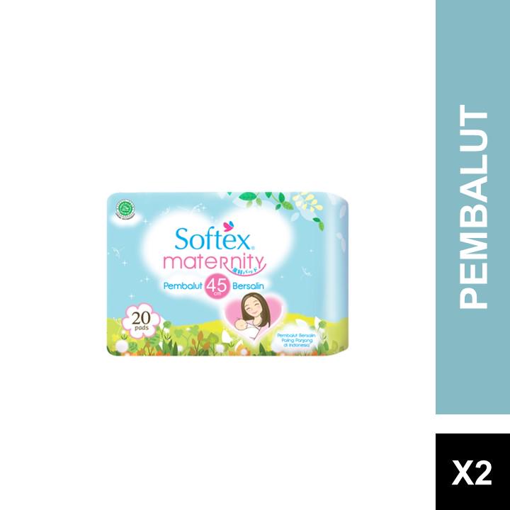 Jual Softex Maternity Pembalut 45 cm 20s x2 | Shopee Indonesia