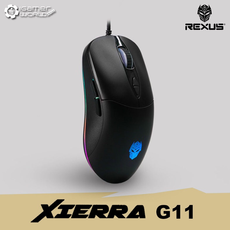 Jual Rexus Xierra G11 RGB Wired Gaming Mouse | Shopee Indonesia
