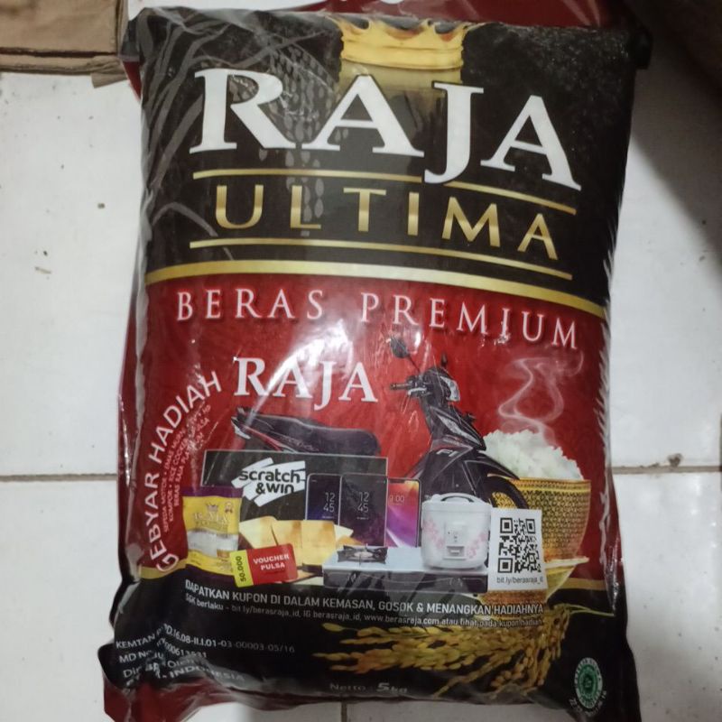 Jual Beras Raja Ultima 5kg/platinum 5kg | Shopee Indonesia