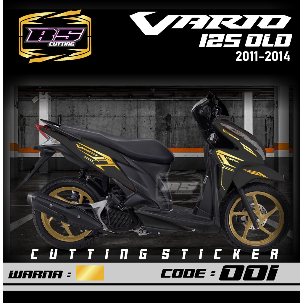 Jual Cutting Sticker Vario 125 OLD/LAMA - Aksesoris Motor Stiker Honda Vario 125 Skotlet Sticker ...
