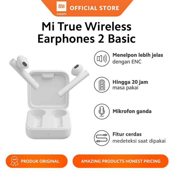 Jual Xiaomi Official Mi True Wireless Tws Earphones 2 Basic Earphone ...