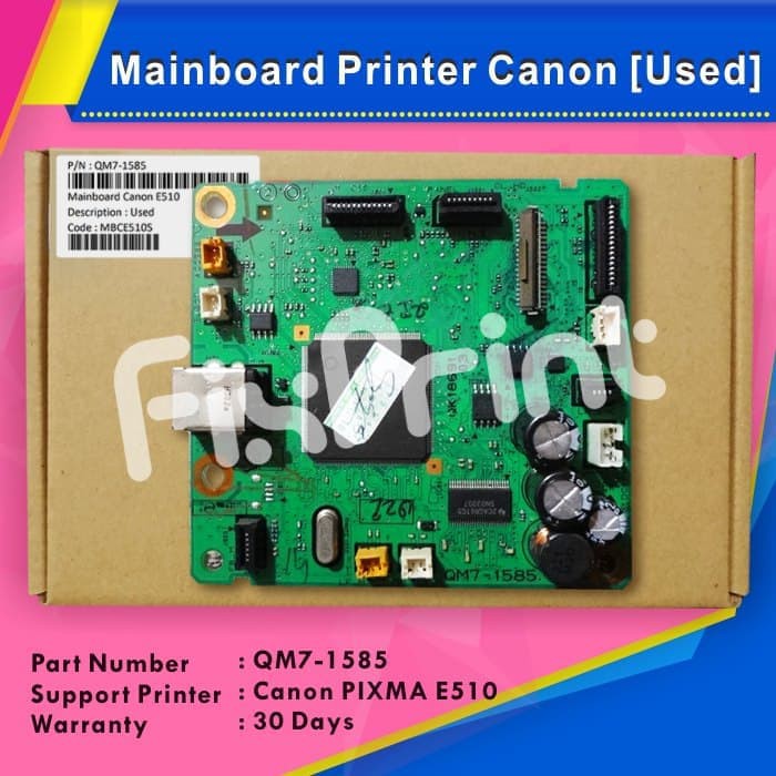 Jual Jual Board Printer Canon E510, Mainboard E510, Motherboard Canon ...