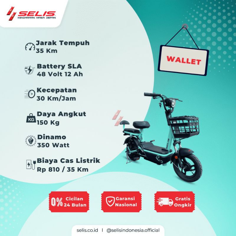 Jual Sepeda Listrik Selis tipe Wallet (NEW) | Shopee Indonesia